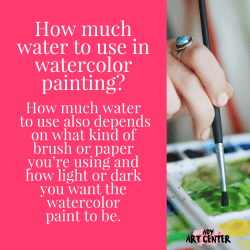 How much water to use in watercolor painting? Definitive guide - A.O.Y ...